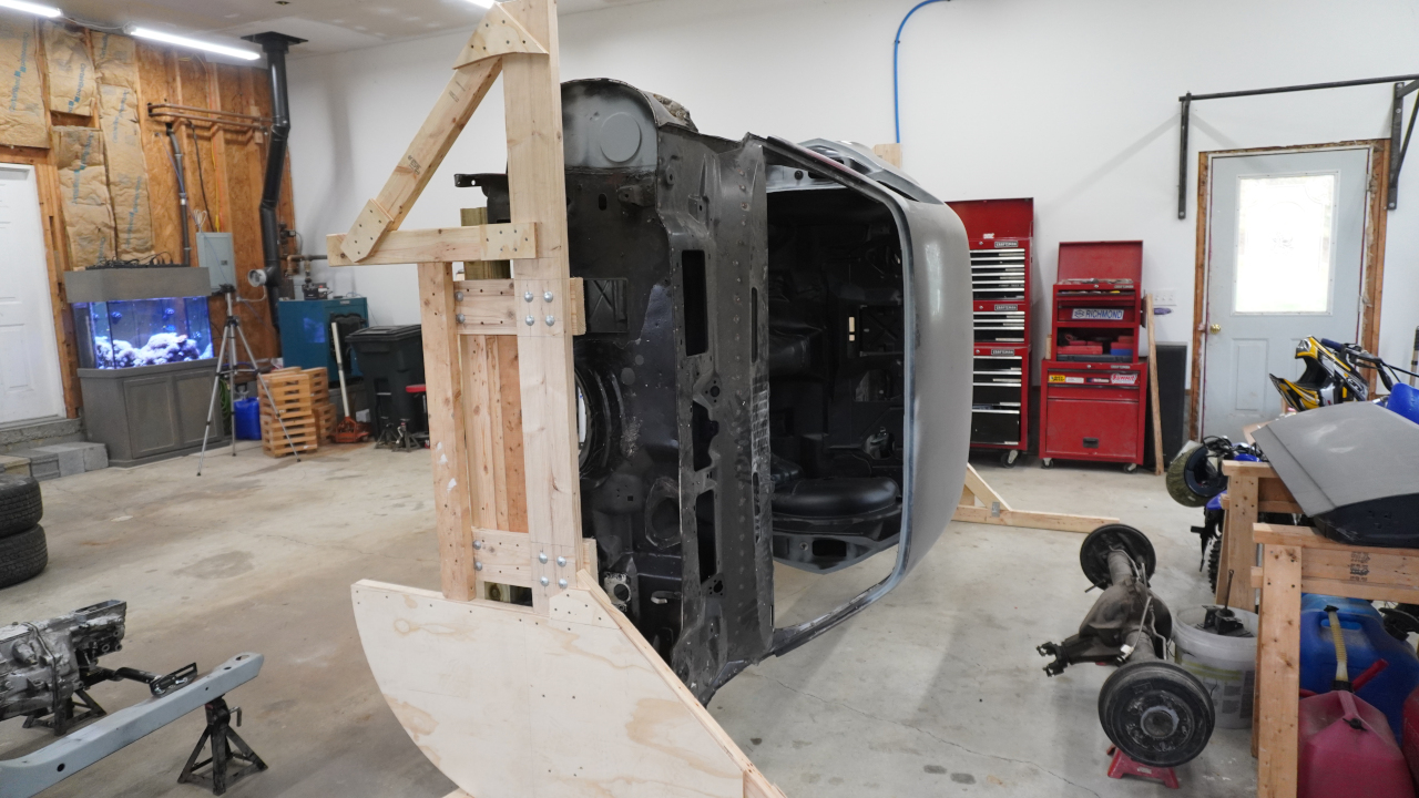 WOODEN Tip Over Jig: How to Build One for your Car! - RestoCar